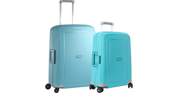 Samsonite S'Cure Valise à 4 Roulettes 55 + 69 cm Aqua Blue Set de ...