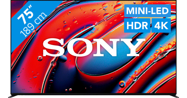 Sony 75'' Bravia 9 4K QLED XR Mini-led (2024) - Coolblue - Voor 23.59u, morgen in huis