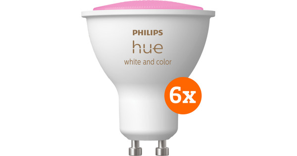 Philips Hue White and Color GU10 6-pack - Coolblue - Before 23:59 ...