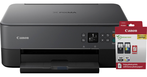 Canon PIXMA TS5350I + 1 Set Extra Ink + Photo Paper - Coolblue - Before ...