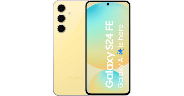 Samsung Galaxy S24 FE 128GB Geel 5G - Coolblue - Voor 23.59u, morgen in ...