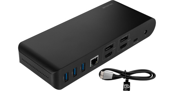 BlueBuilt DisplayLink Docking Station Pro with USB-C Black - Coolblue ...