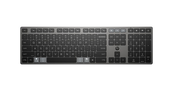 HP 720 Dual-Mode Wireless Keyboard Black AZERTY - Coolblue - Before 23: ...