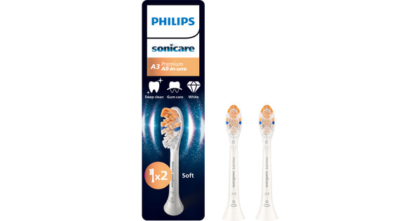 Philips Sonicare Premium All-in-One HX9092/87 White (2 units ...