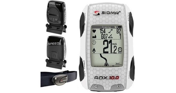 Sigma ROX 10.0 GPS Set Wit | Coolblue | Fietsnavigatie