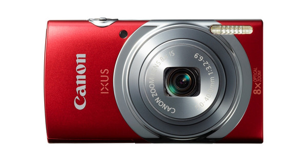 Canon IXUS 150 Red - Coolblue - Voor 23.59u, morgen in huis