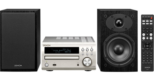 Denon D-M40DAB Zilver/Zwart - Coolblue - Voor 23.59u, morgen in huis