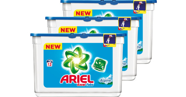 Ariel Excel Tabs Alpine Kwartaalbox - Coolblue - Voor 23.59u, morgen in ...
