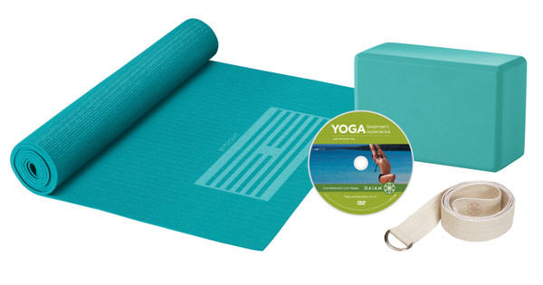 Gaiam Yoga For Beginners Kit - Coolblue - Voor 23.59u, morgen in huis