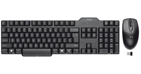 Trust Deskset Draadloos Toetsenbord en Muis Azerty - Coolblue - Voor 23.59u, morgen in huis