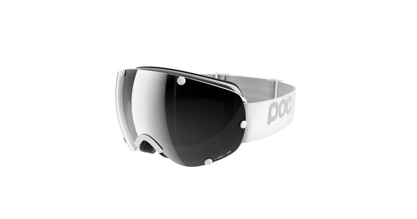 POC Lobes Hydrogen White + Bronze Silver Mirror Lens - Coolblue - Voor ...