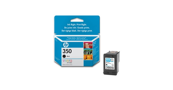 HP 350 Cartridge Zwart - Coolblue - Voor 23.59u, morgen in huis