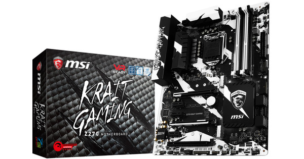 MSI Z270 KRAIT GAMING - Coolblue - Voor 23.59u, morgen in huis