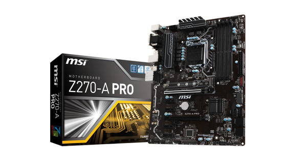 MSI Z270-A Pro - Coolblue - Voor 23.59u, morgen in huis