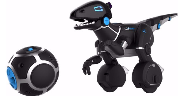 Wowwee MiPosaur Robot Dinosaurus Met Bal Zwart - Coolblue - Voor 23.59u ...