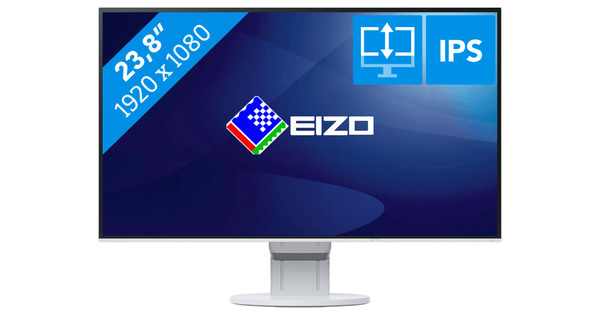 Eizo FlexScan EV2451-WT - Coolblue - Voor 23.59u, morgen in huis