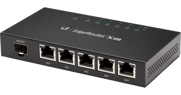 Ubiquiti EdgeRouter X SFP - Coolblue - Voor 23.59u, morgen in huis