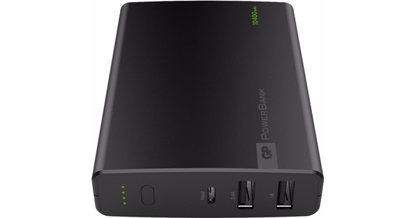 GP Portable PowerBank 10.400 mAh Zwart | Coolblue | Powerbanks