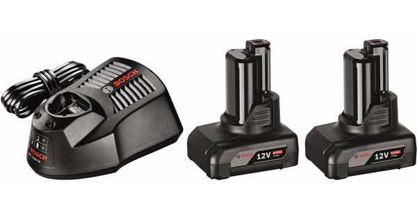 Bosch Acculader + Accu 12V 6,0 Ah Li-Ion (2x) - Coolblue - Voor 23.59u ...