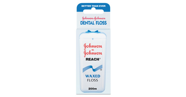 Johnson and Johnson Tandzijde Dental Floss Wax 200m - Coolblue - Voor ...