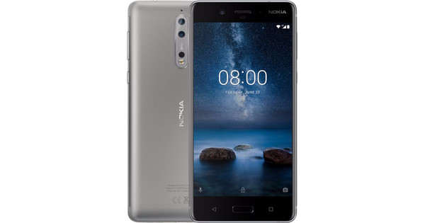 Nokia 8 Gris - Coolblue - avant 23:59, demain chez vous