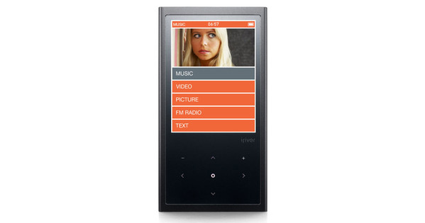 iRiver E200 8 GB Black - Coolblue - Voor 23.59u, morgen in huis