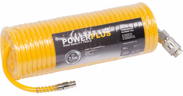 Powerplus Luchtslang 7,5m PU - Coolblue - Voor 23.59u, morgen in huis