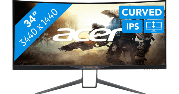 Acer Predator X34A - Coolblue - avant 23:59, demain chez vous
