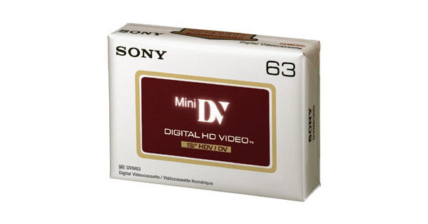 Sony DVM 63 HDV Mini-DV Tape - Coolblue - Voor 23.59u, morgen in huis
