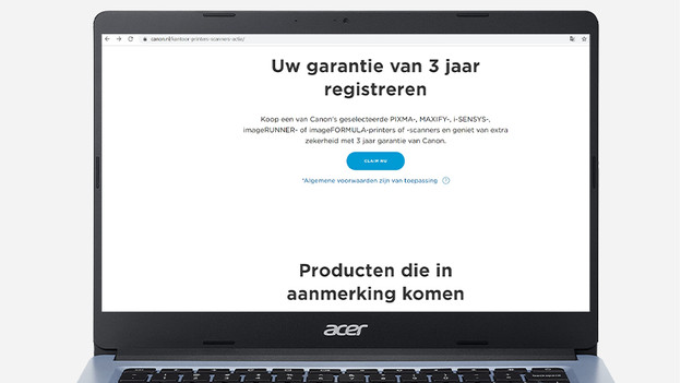 How do you sign up for a 3-year warranty on your Canon printer ...