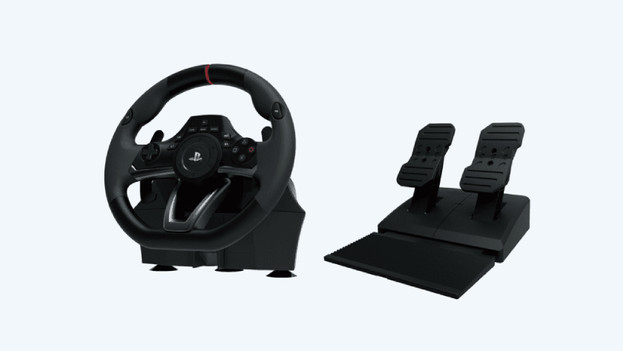 Everything on the Hori Apex racing wheel - Coolblue - anything for a smile
