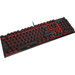 Corsair K60 PRO Red LED Mechanisch Gaming Toetsenbord Cherry MX Viola ...