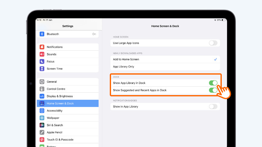 How do I adjust the dock of my iPad? - Coolblue - anything for a smile