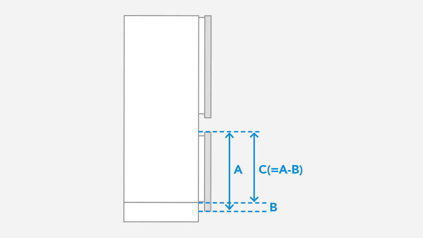 How do I measure the niche dimensions of my built-in fridge freezer ...