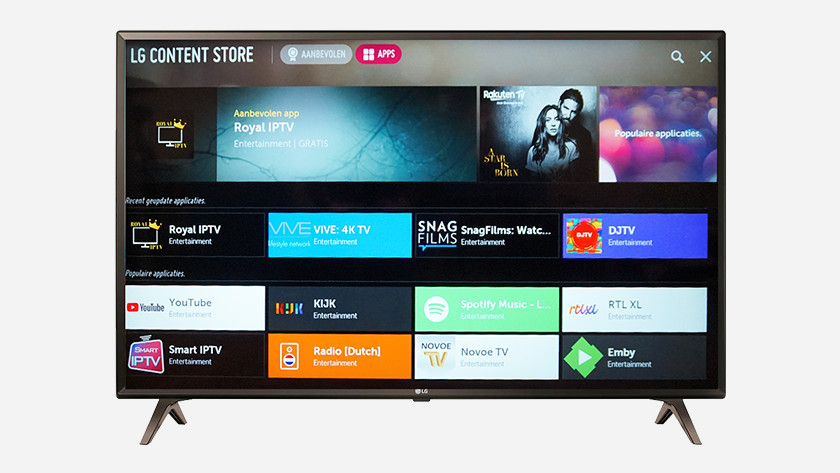 How do I set up apps on my LG smart TV? - Coolblue - anything for a smile
