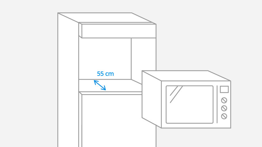 What are the dimensions of a microwave? - Coolblue - anything for a smile