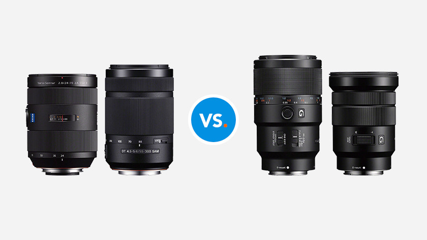 What is the difference between a lens with a Sony A mount and a lens ...