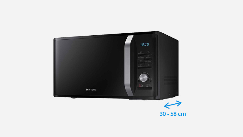 What are the dimensions of a microwave? - Coolblue - anything for a smile