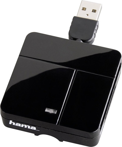 Hama Multi-lecteur de cartes Tout-en-un Noir - Coolblue - avant 23:59 ...