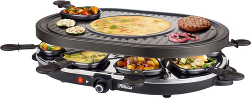Princess Raclette 8 Oval Grill Party 162700 - Coolblue - Voor 23.59u ...