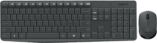 Logitech MK235 Draadloze Toetsenbord en Muis AZERTY - Coolblue - Voor 23.59u, morgen in huis
