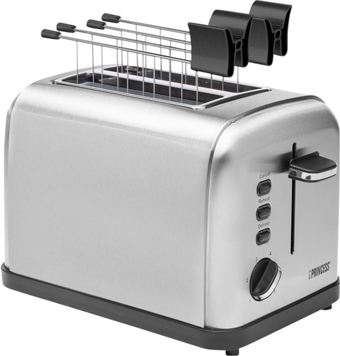 Princess Toaster Steel Style 2 - Coolblue - Voor 23.59u, morgen in huis