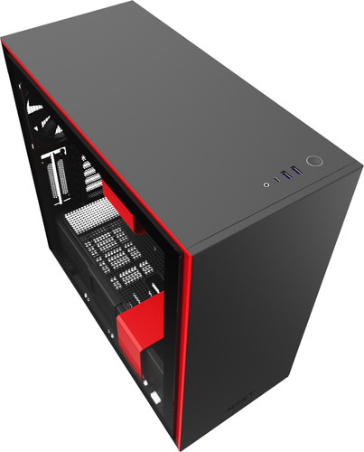 NZXT H710 Black/Red - Coolblue - Before 23:59, delivered tomorrow