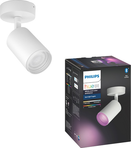 Philips Hue Fugato Spot White & Colour wit - Coolblue - Voor 23.59u ...