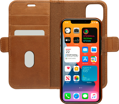 DBramante1928 Lynge Apple iPhone 12 / 12 Pro Book Case Leer Bruin ...