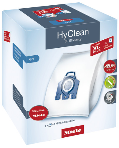 Miele XL Pack Hyclean 3D GN + HEPA Filter (8 units) - Coolblue - Before ...