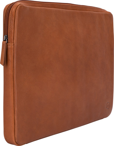 BlueBuilt 17-inch Laptop Cover Width 41 - 42cm Leather Cognac ...