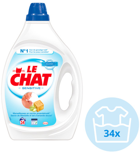Le Chat Sensitive Universal Wasmiddel - Coolblue - Voor 23.59u, morgen ...