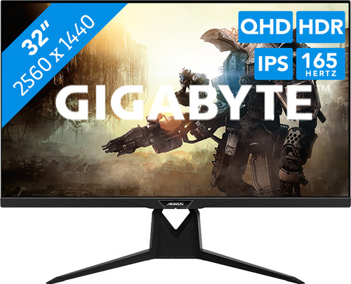 Gigabyte AORUS FI32Q - Coolblue - Voor 23.59u, morgen in huis