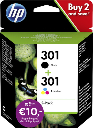 HP 301 Cartridges Combo Pack - Coolblue - Voor 23.59u, morgen in huis